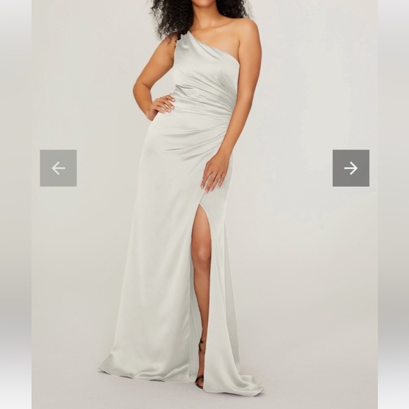 Mori Lee | Dresses | Morilee One Shoulder Silky Satin Bridesmaid Dress ...